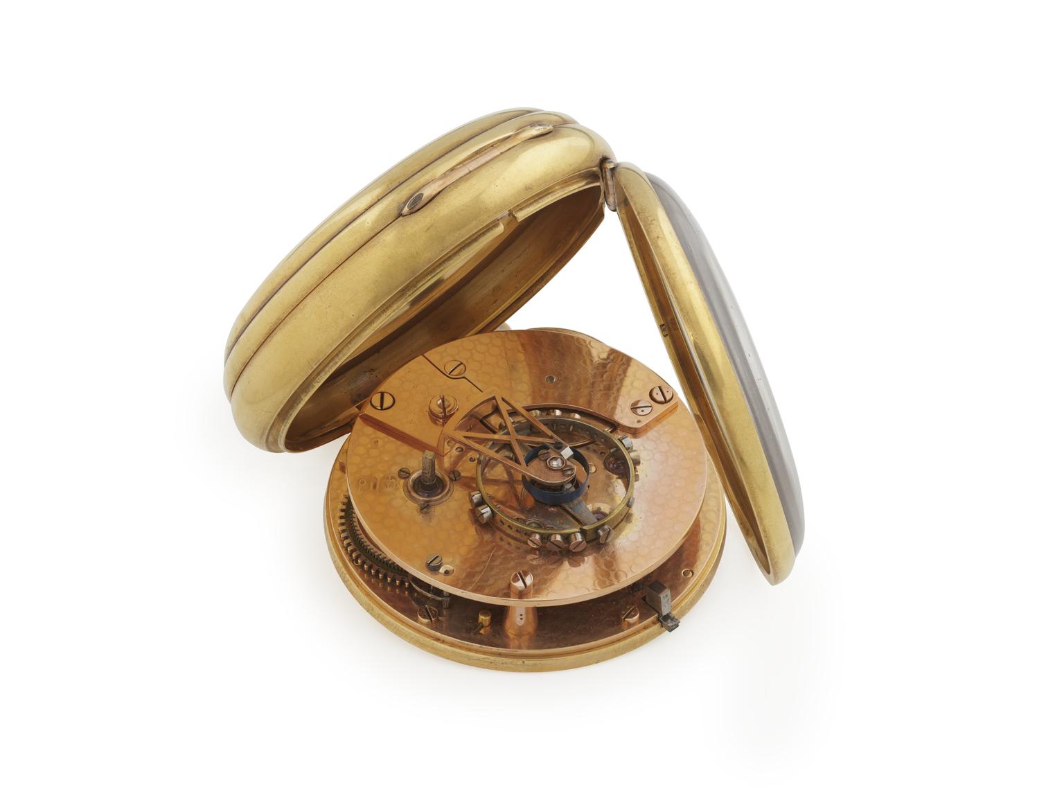 Gold watch with later gold movement | Science Museum Group Collection