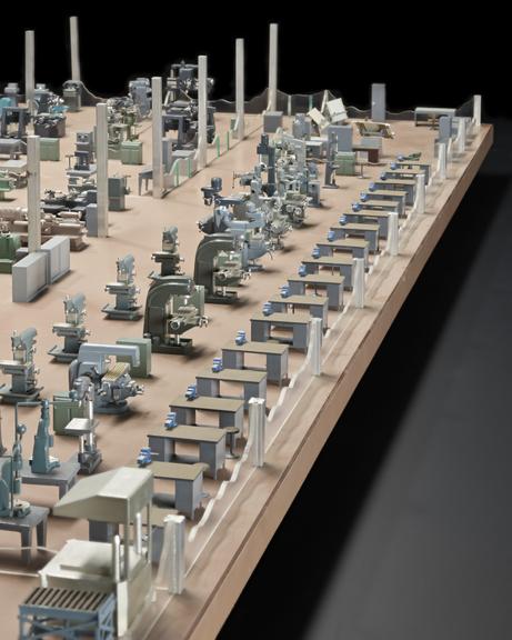 Model of 1960s toolmaking workshop | Science Museum Group Collection