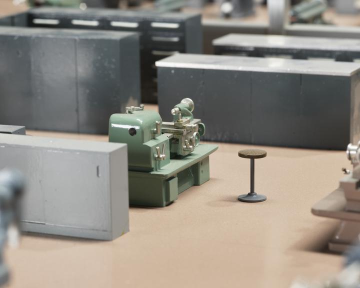 Model of 1960s toolmaking workshop | Science Museum Group Collection