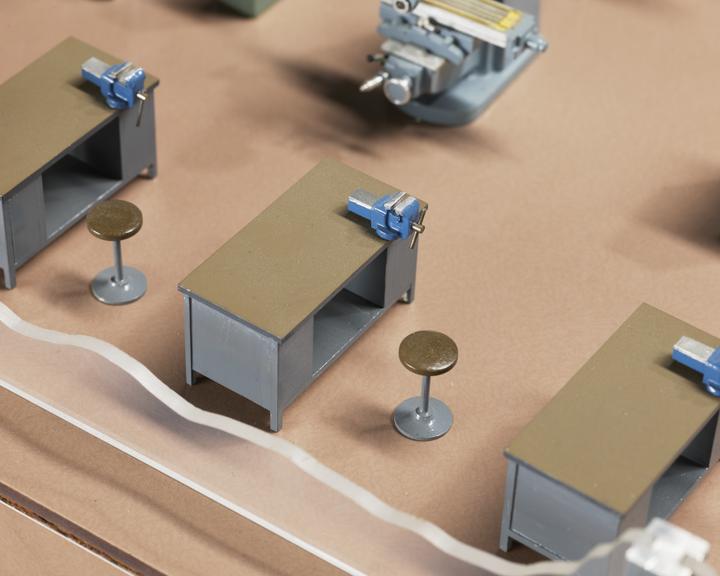 Model of 1960s toolmaking workshop | Science Museum Group Collection