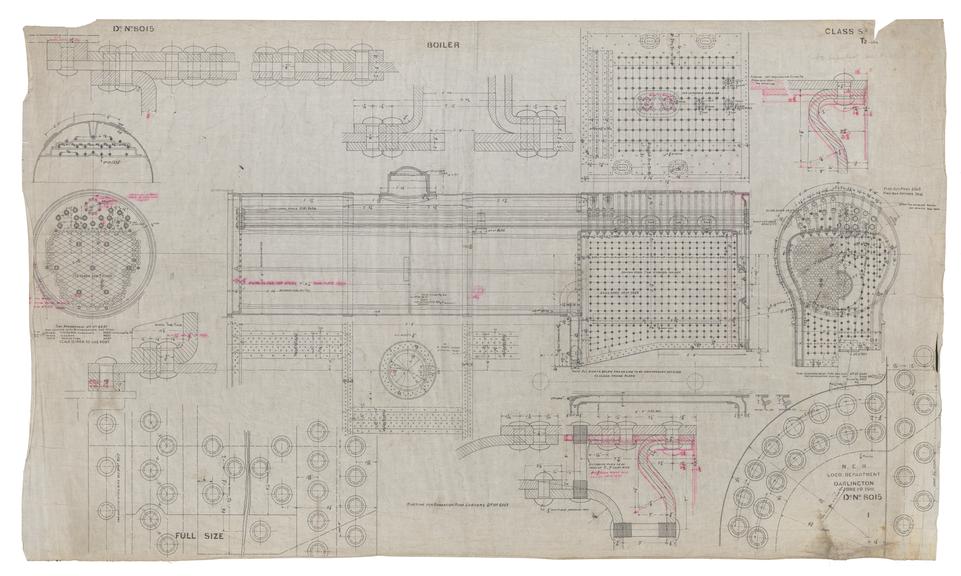 Darlington Works Locomotive Drawings | Science Museum Group Collection