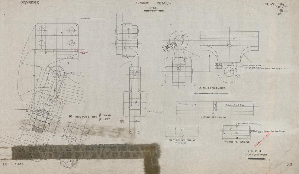Darlington Works Locomotive Drawings | Science Museum Group Collection