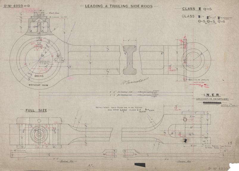 Darlington Works Locomotive Drawings | Science Museum Group Collection