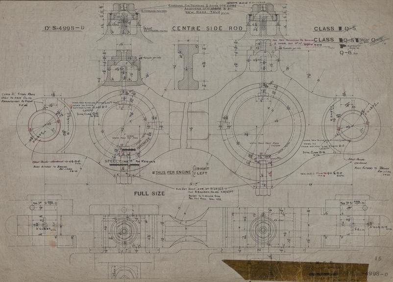 Darlington Works Locomotive Drawings | Science Museum Group Collection