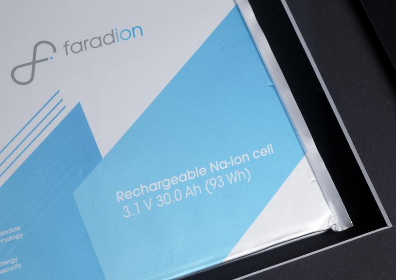 Sodium-ion battery made by Faradion Limited | Science Museum Group ...