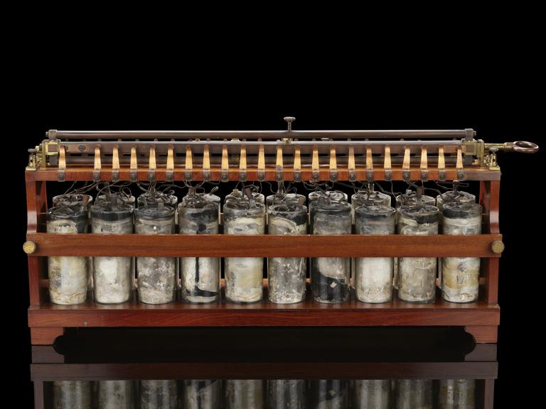 One of the First Rechargeable Batteries, about 1860 | Science Museum ...