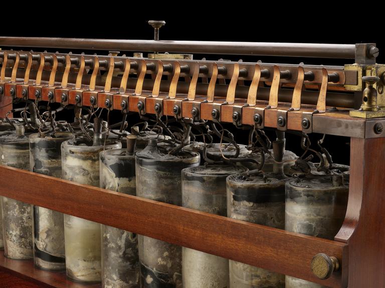 One of the First Rechargeable Batteries, about 1860 | Science Museum ...