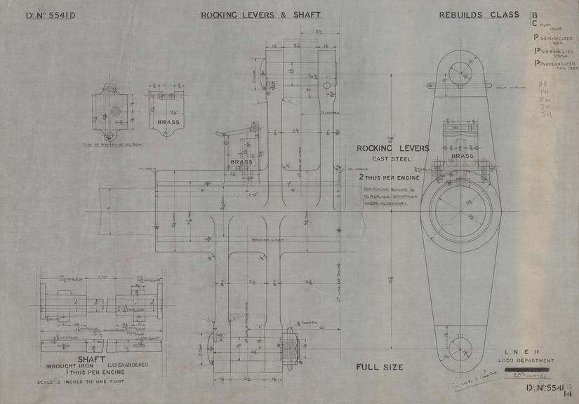 Darlington Works Locomotive Drawings | Science Museum Group Collection