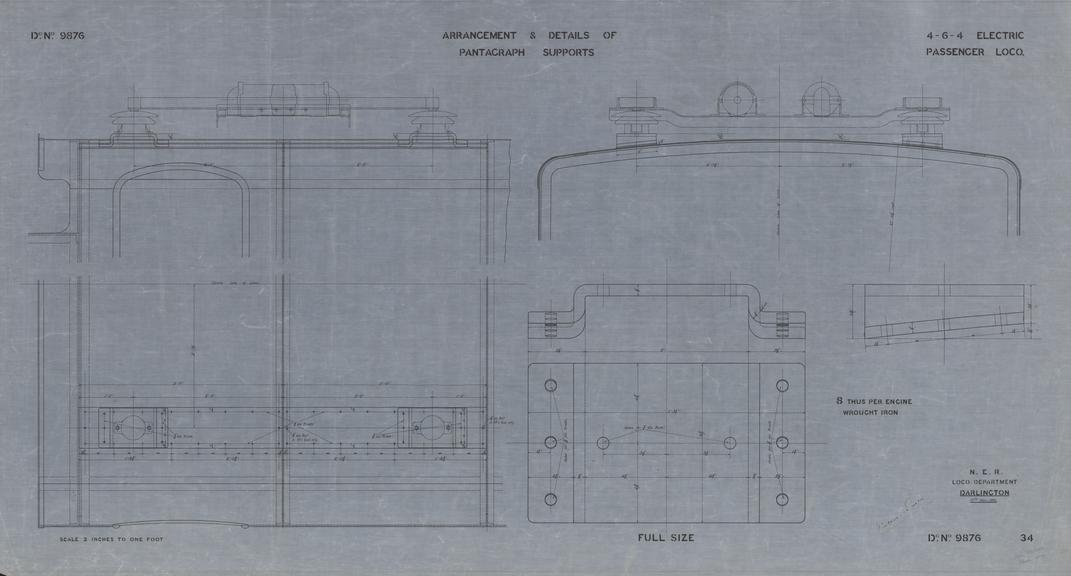 Darlington Works Locomotive Drawings | Science Museum Group Collection