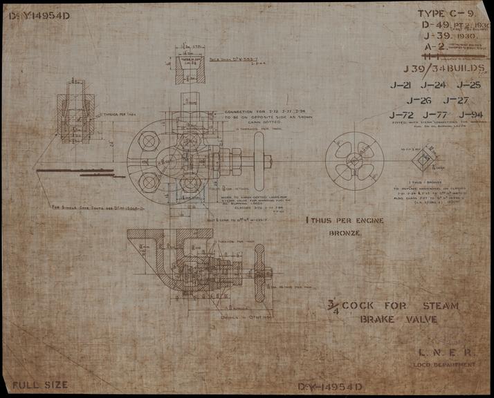 Darlington Works Locomotive Drawings | Science Museum Group Collection