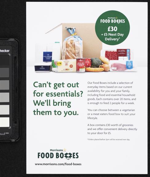 'Morrisons Food Boxes' leaflet | Science Museum Group Collection