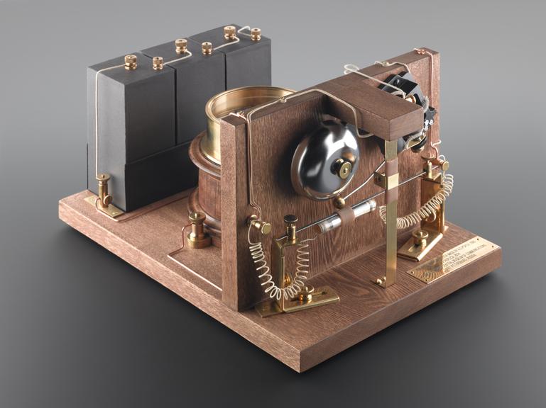 Model of A S Popov's 1895 Lodge-type coherer receiver, 2014 | Science ...