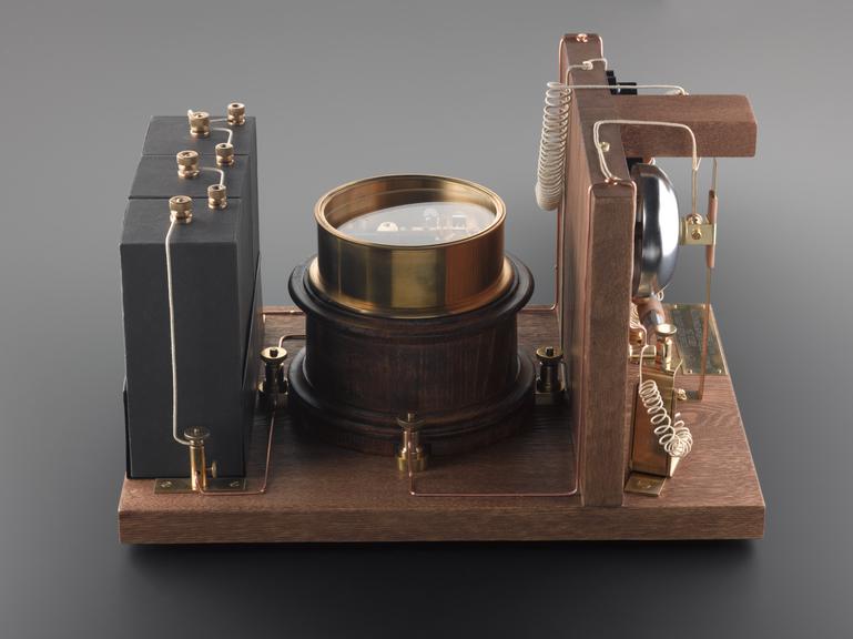 Model of A S Popov's 1895 Lodge-type coherer receiver, 2014 | Science ...