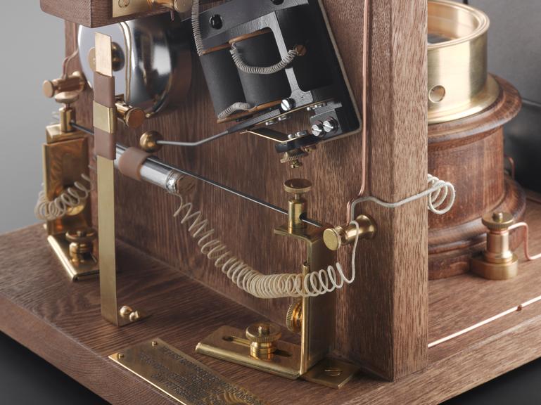 Model of A S Popov's 1895 Lodge-type coherer receiver, 2014 | Science ...