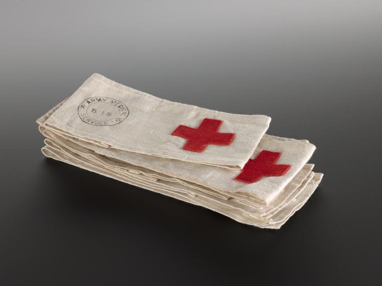 Red Cross arm bands | Science Museum Group Collection