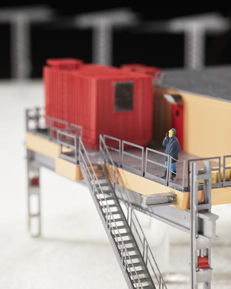 Model of Halley V Antarctic research station, 1999 | Science Museum ...