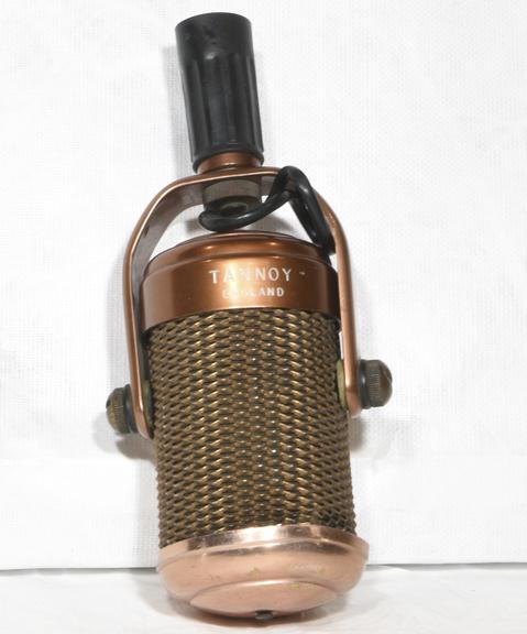 Tannoy MD422 microphone in gold-coloured finish | Science Museum Group ...