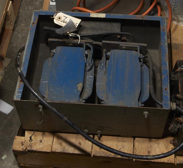 Electricity Transformer in an Iron Box | Science Museum Group Collection