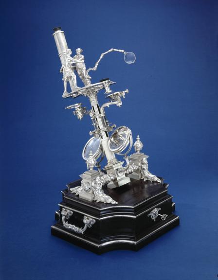 Silver microscope by George Adams, c. 1761. | Science Museum Group ...