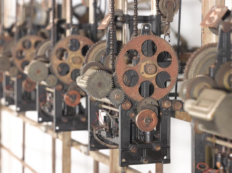 Julius Totalisator Equipment consisting of control room | Science ...
