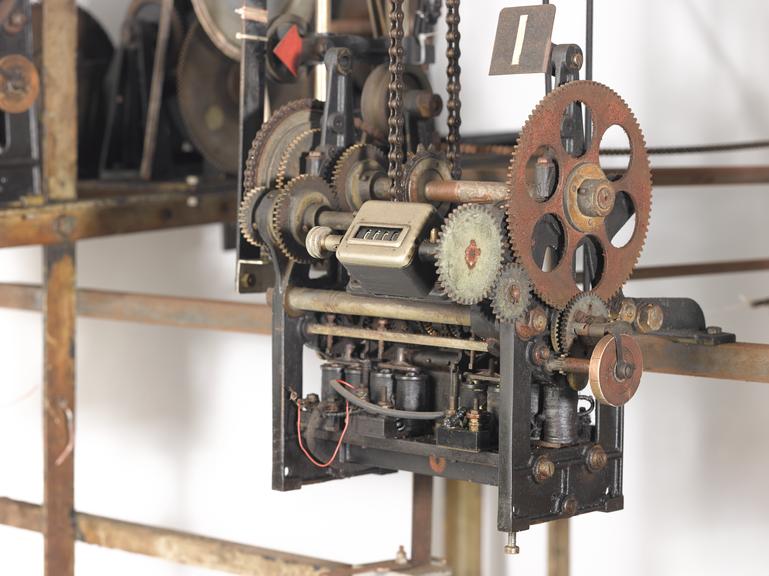 Julius Totalisator Equipment consisting of control room | Science ...