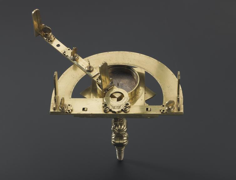 Combined graphometer and plummet clinometer, 1663. | Science Museum ...