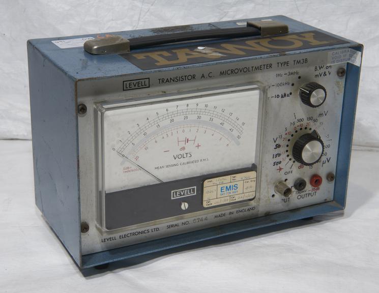 Levell Electronics Transistor A.C. Microvoltmeter Type TM3B | Science ...