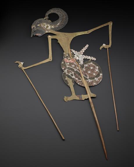 Javanese shadow puppet of Arjuna | Science Museum Group Collection