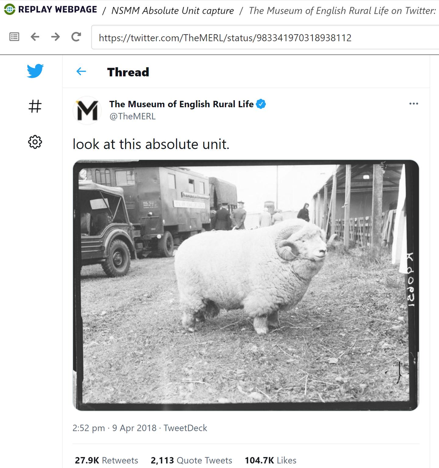 Absolute Unit Twitter Meme. An internet meme composed of a black and ...