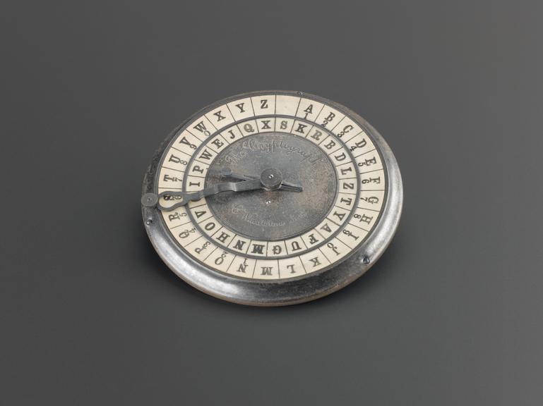 'Cryptograph' circular coding machine | Science Museum Group Collection
