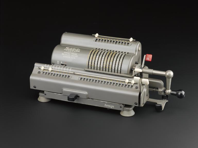 Thales manual barrel calculating machine | Science Museum Group Collection