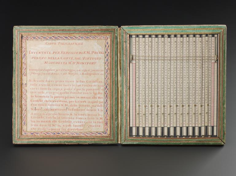 `Polygraphic papers' coder/de-coder | Science Museum Group Collection