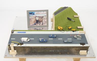 Model of Impact Mole in operation | Science Museum Group Collection