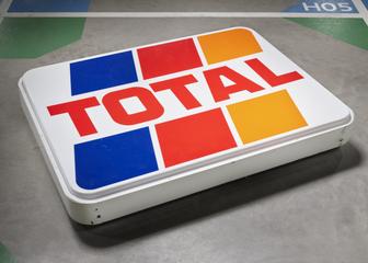 Total Oil Filling Station Forecourt Sign | Science Museum Group Collection