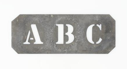 Metal Stencil | Science Museum Group Collection