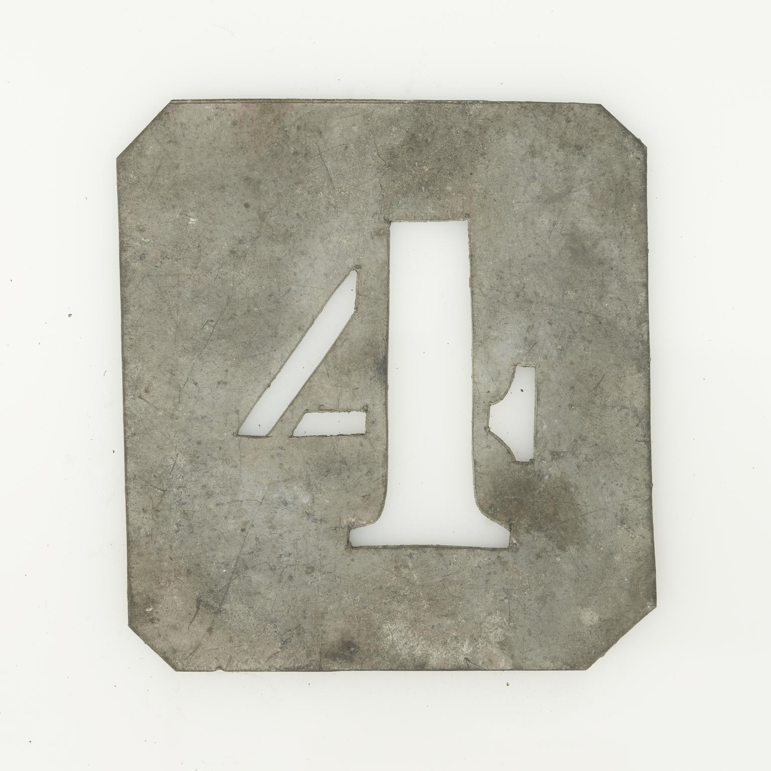 Metal Stencil | Science Museum Group Collection
