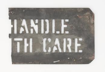 Metal Stencil | Science Museum Group Collection