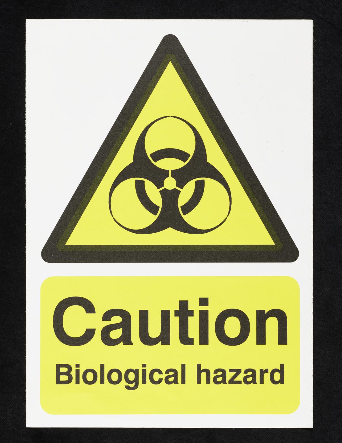 Five A4 laminated paper signs | Science Museum Group Collection