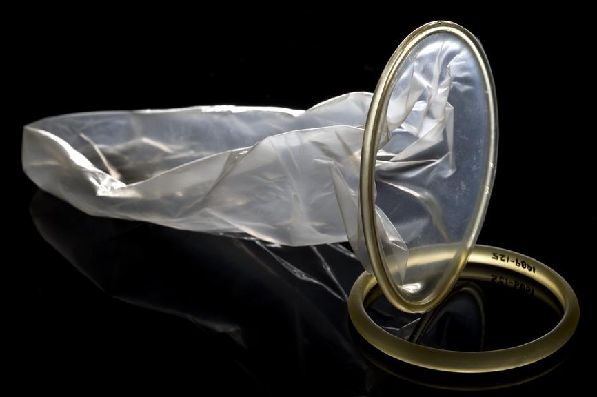 Preproduction sample of 'Femshield' Female Condom, England, 1989 ...