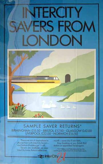 Intercity Savers poster | Science Museum Group Collection