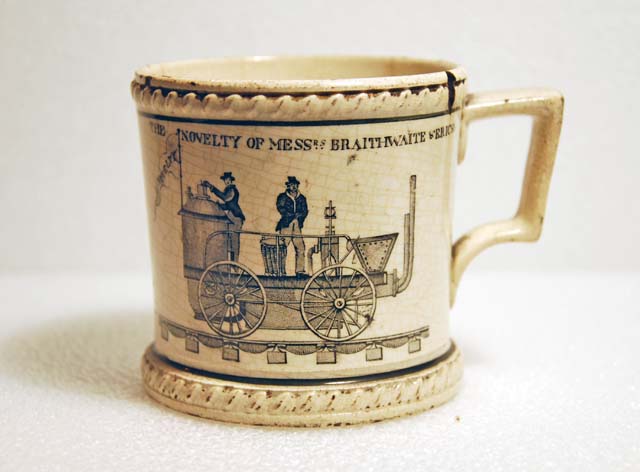 Commemorative mug, Rainhill Trials, 1829 | Science Museum Group Collection