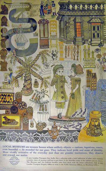 London Transport poster. Local Museums by Joy Simpson | Science Museum ...