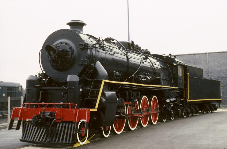 Chinese Government Railways Steam Locomotive 4-8-4 KF Class No 7 ...