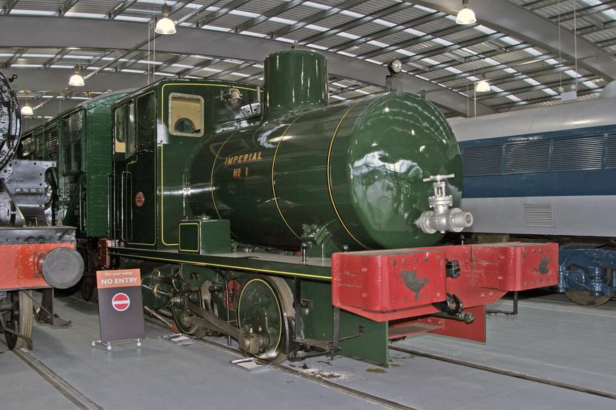 Fireless locomotive, named Imperial | Science Museum Group Collection