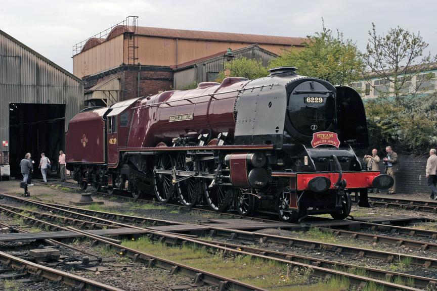 LMS(R) steam locomotive with tender 'Duchess of Hamilton' 4-6-2 ...