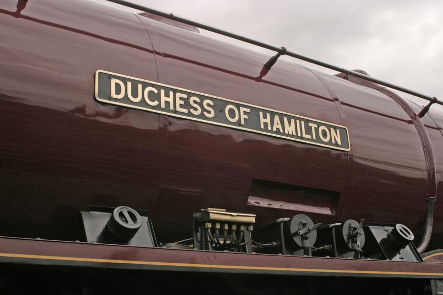 LMS(R) steam locomotive with tender 'Duchess of Hamilton' 4-6-2 ...