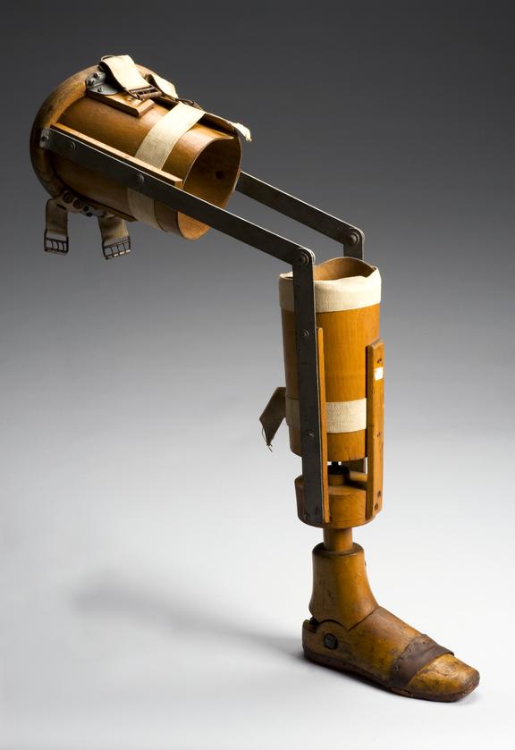 Artificial right leg, Scotland, 1914-1918 | Science Museum Group Collection