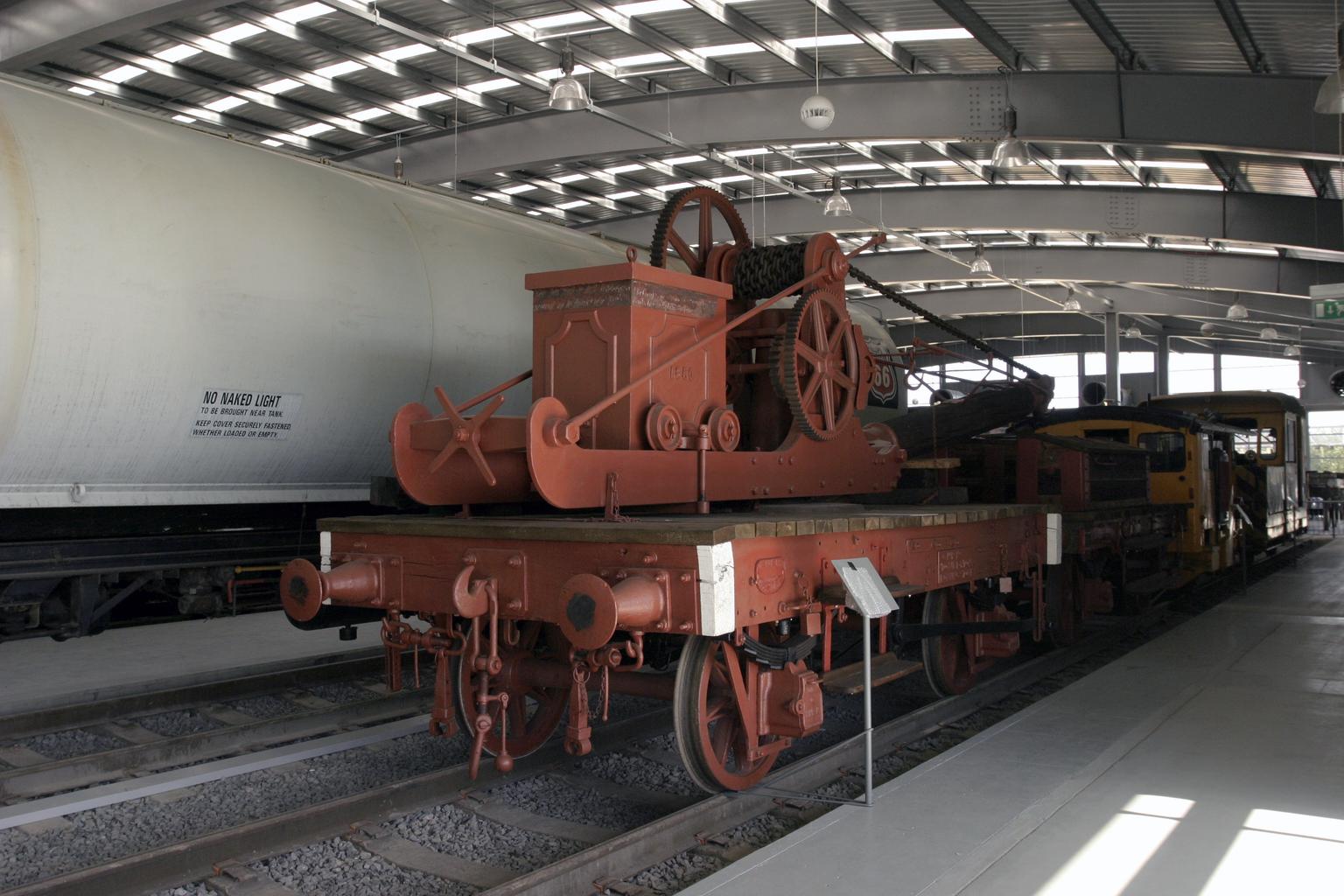 Four-Wheeled Hand Crane | Science Museum Group Collection