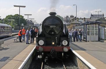 Steam locomotive, named Sir Lamiel | Science Museum Group Collection