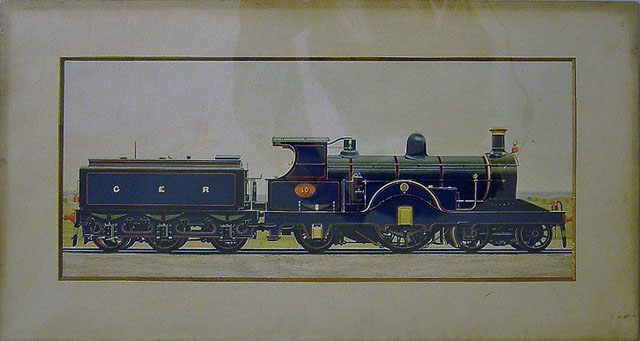 Great Eastern Railway Oil-Fired Single Express Locomotive No 10 ...